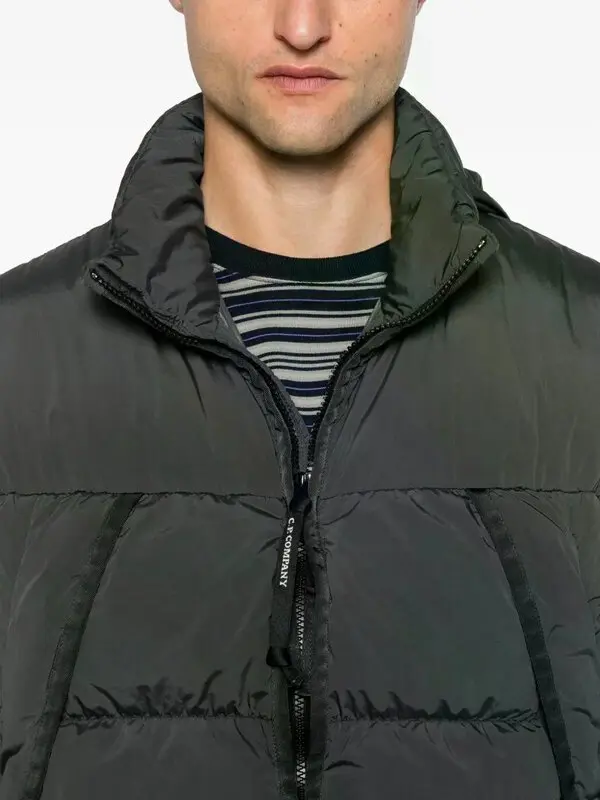 C.P. COMPANY Quilted Puffer Jacket - Grey