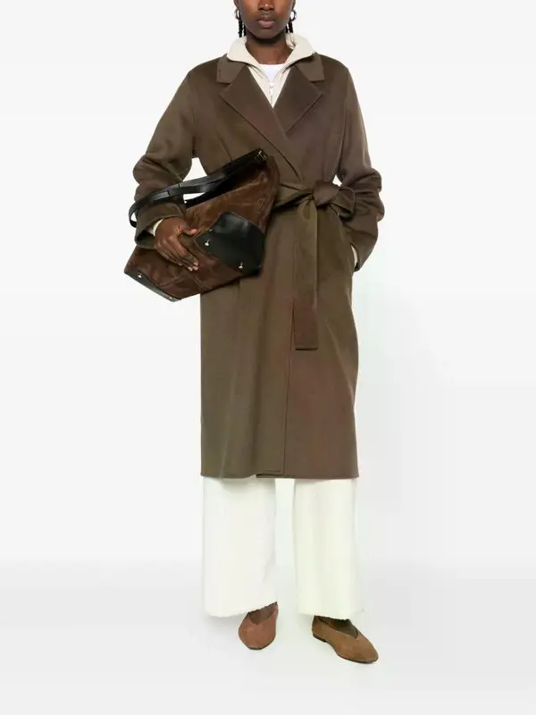 THE DYNAMIS STUDIO Belted Wool Overcoat