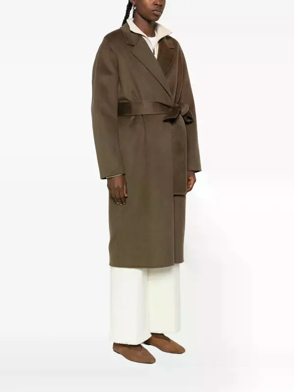 THE DYNAMIS STUDIO Belted Wool Overcoat