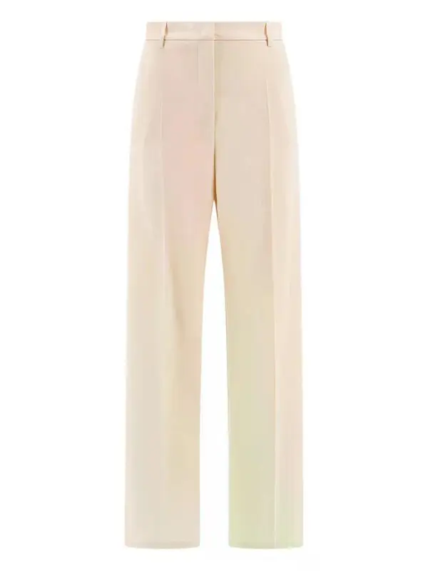 F.IT Plain-front Trousers