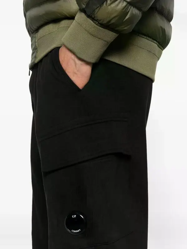 C.P. COMPANY Pocket-detail Track Pants - Black