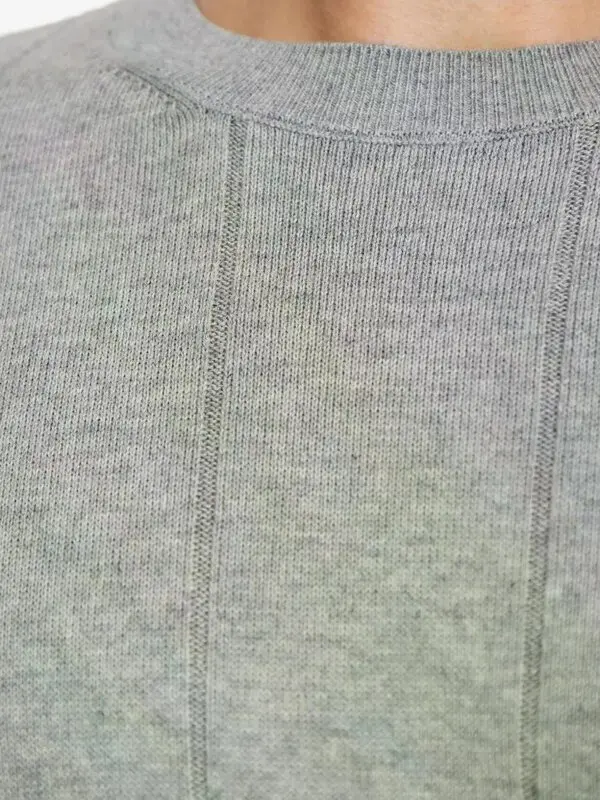 Eleventy Vertical-ribbed Cotton Sweater