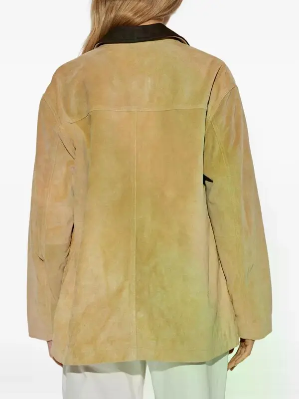 Rag & Bone Press-stud Suede Jacket