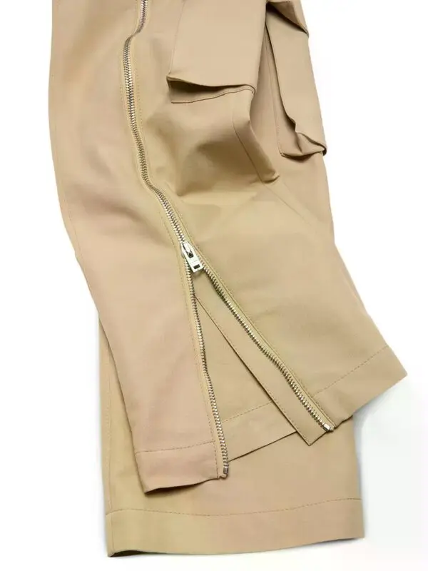 Acne Studios Zip-detail Cargo Trousers - Neutrals
