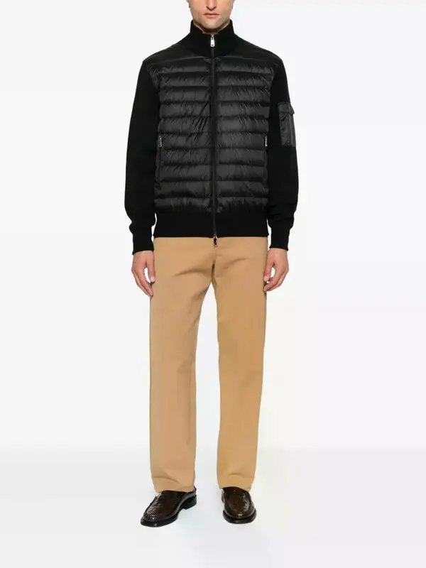 Paul & Shark Quilted Wool-panel Jacket