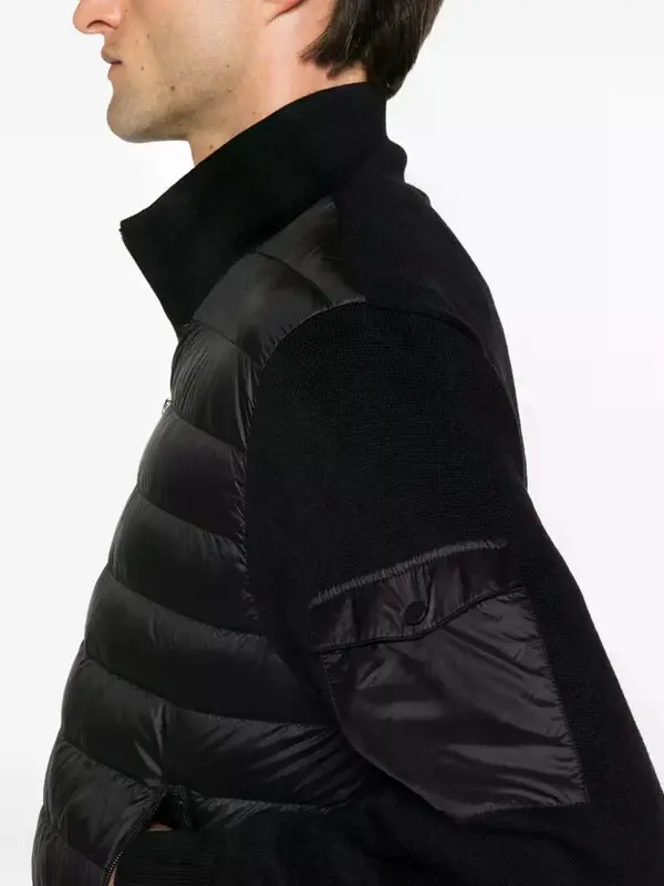 Paul & Shark Quilted Wool-panel Jacket