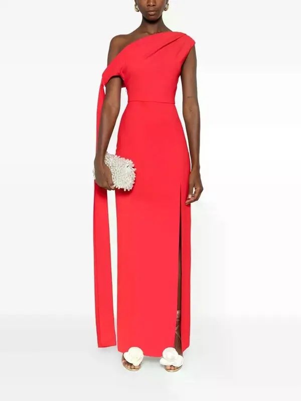 Solace London Irina One-shoulder Maxi Dress