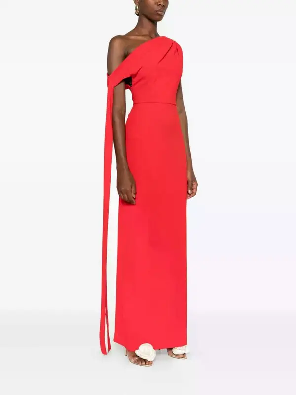 Solace London Irina One-shoulder Maxi Dress