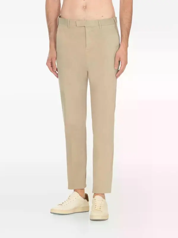PT TORINO Cotton Trousers - Neutrals