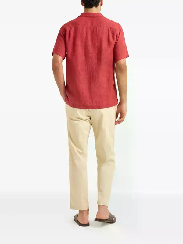 Orlebar Brown Maitan Linen Stitched Shirt