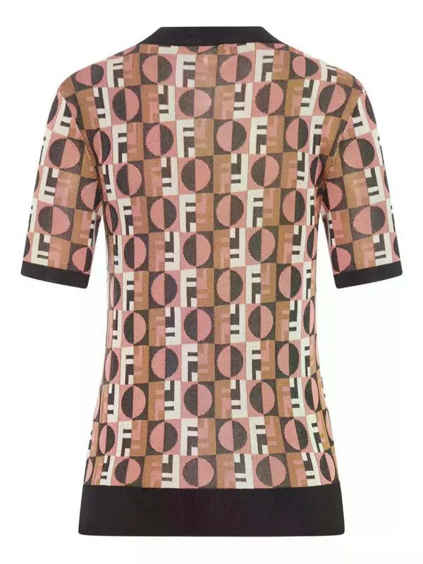 Fendi Geometric Jacquard T-shirt