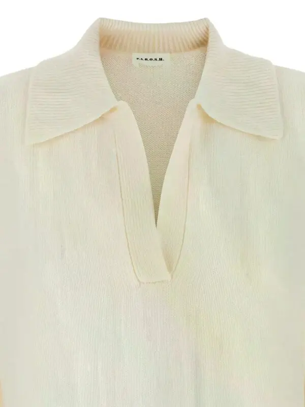 P.a.r.o.s.h Polo-neck Ribbed Sweater