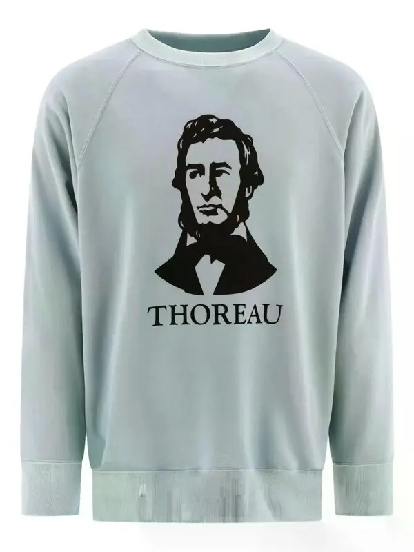 MOUNTAIN RESEARCH Thoreau-print Crew-neck Sweatshirt