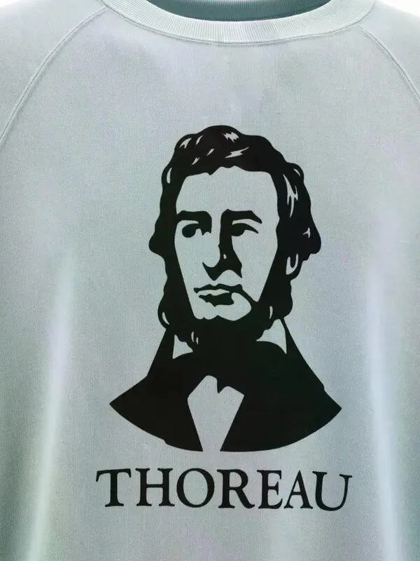 MOUNTAIN RESEARCH Thoreau-print Crew-neck Sweatshirt