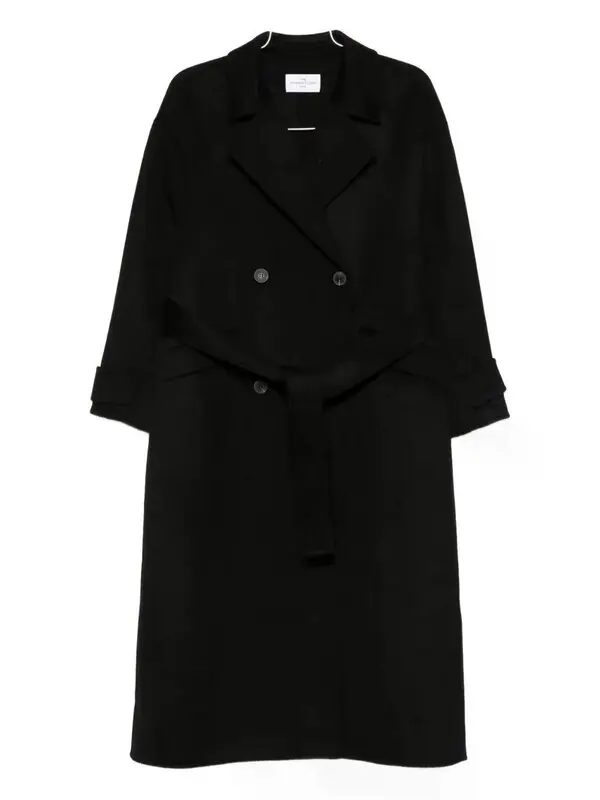 THE DYNAMIS STUDIO Belted Double-breasted Coat