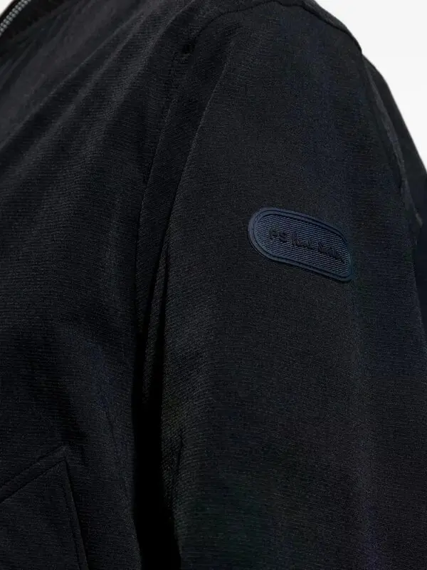 Paul Smith Zip-fastening Bomber Jacket With Logo Plaque