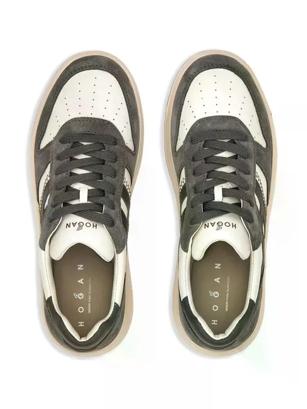 Hogan H630 Panelled Sneakers - Grey