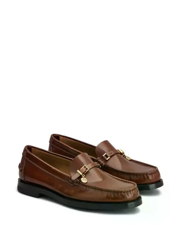 TOD'S Logo-charm Loafers