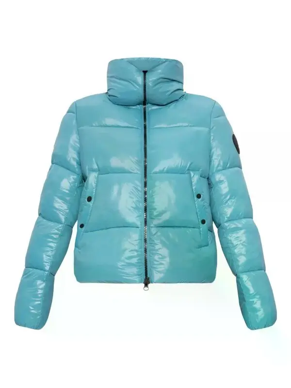 SAVE THE DUCK High-neck Quilted Jacket - Blue