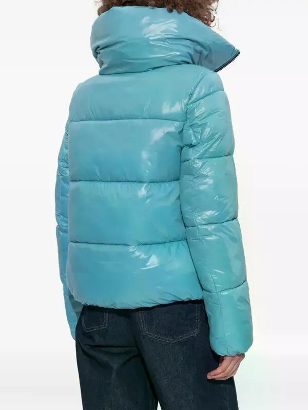 SAVE THE DUCK High-neck Quilted Jacket - Blue