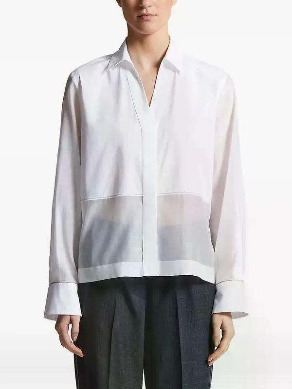 Peserico Sheer Panel Shirt
