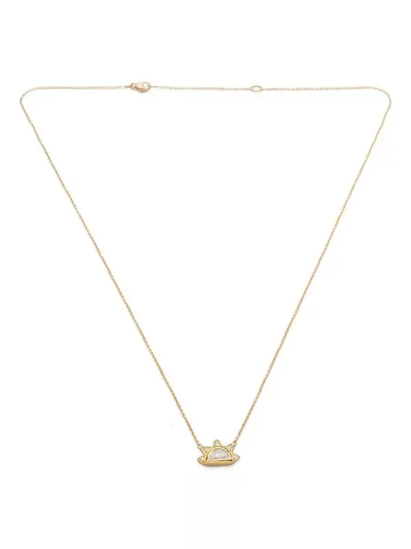 BROOKE GREGSON 18k Yellow Sunbeam Diamond Necklace - Gold