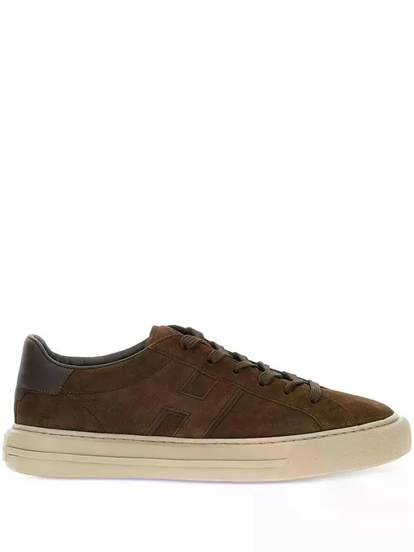 Hogan H691 Suede Sneakers - Brown