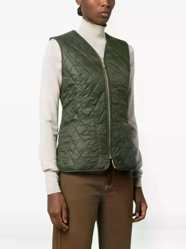 Barbour Quilted Gilet With Side Pockets