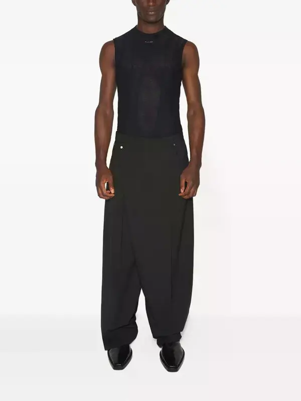 MUGLER Paneled Sleeveless Tank Top