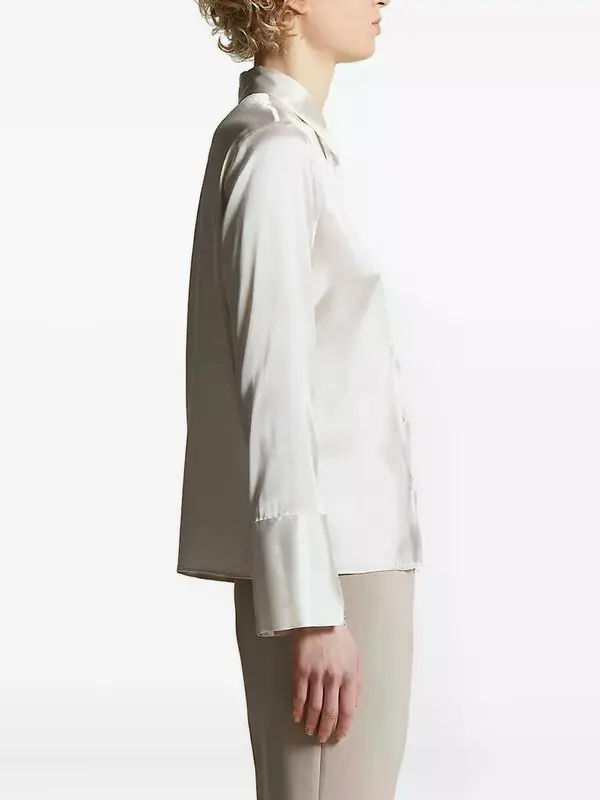 Peserico Satin Wide-cuff Shirt