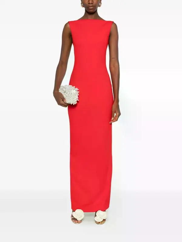 Solace London Imogen Maxi Dress - Red