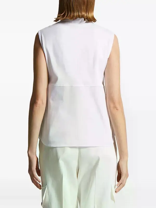 Peserico Chain-trimmed Sleeveless Shirt