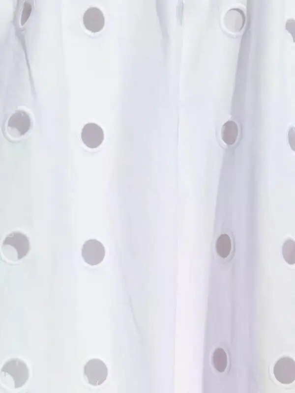 Posse Open-cut Dots A-line Midi Skirt