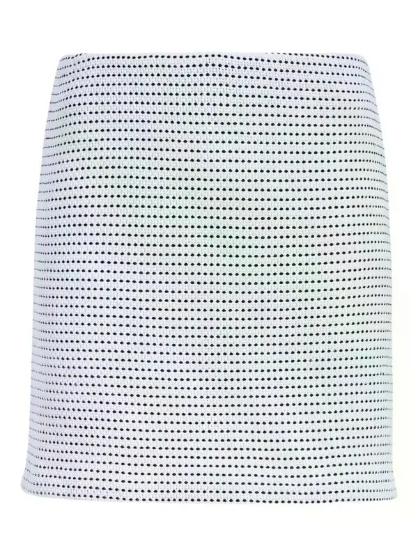 Proenza Schouler White Label Lawson Tweed-pattern Mini Skirt - White