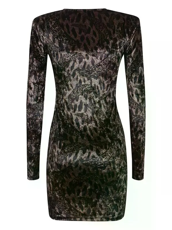 Fiorucci Velvet Leopard-print Dress