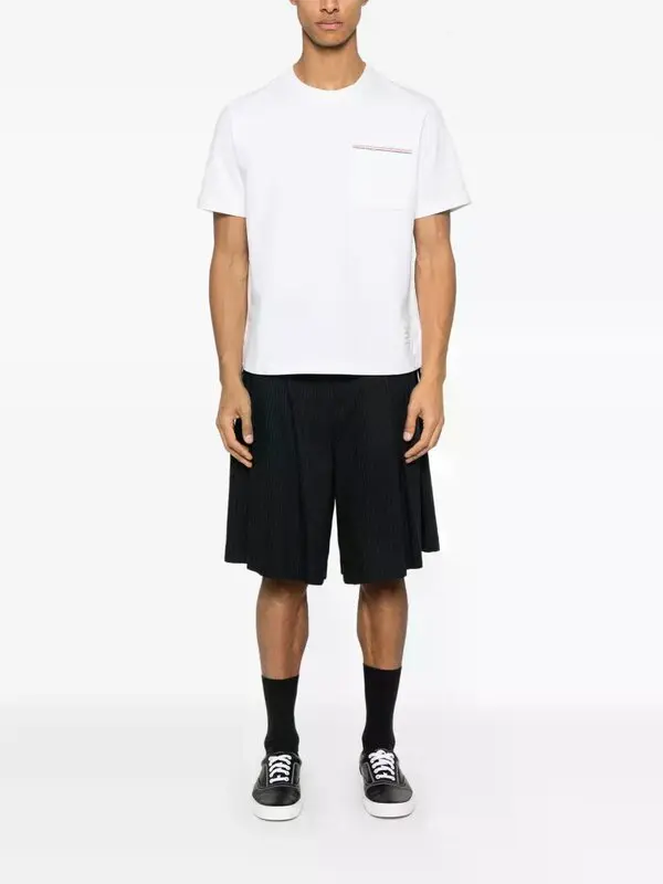 Thom Browne Rwb-stripe Jersey T-shirt