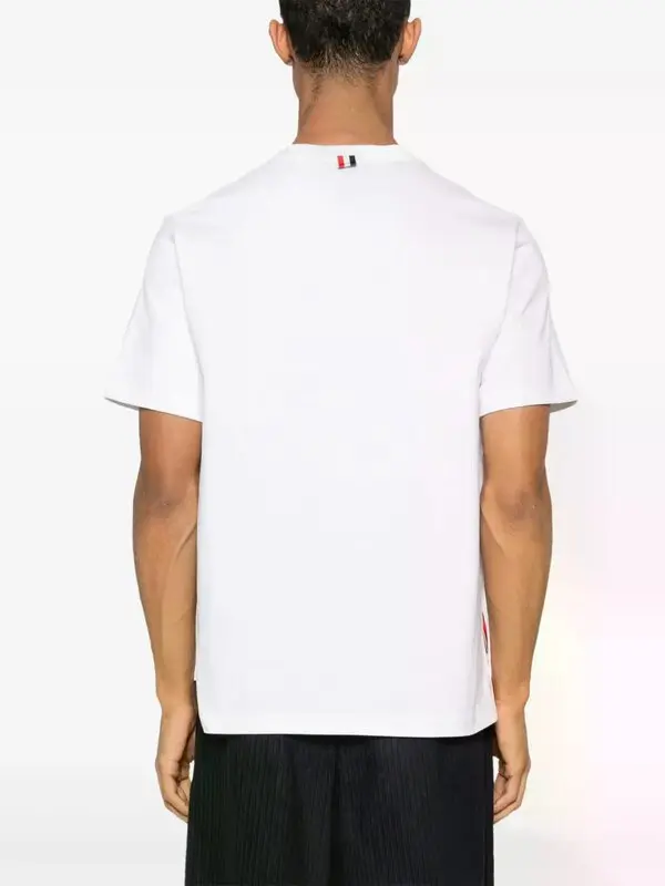 Thom Browne Rwb-stripe Jersey T-shirt