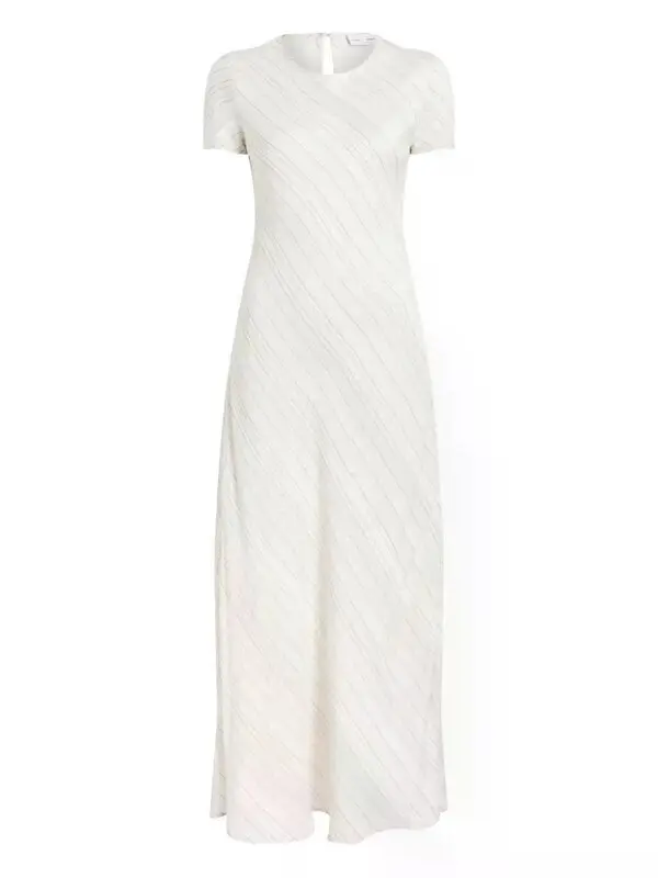 Proenza Schouler White Label Joss Stripe Woven Maxi Dress - White