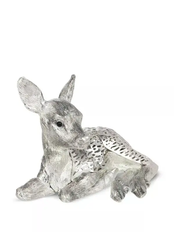 Christofle Lumière D'argent Fawn Figurine