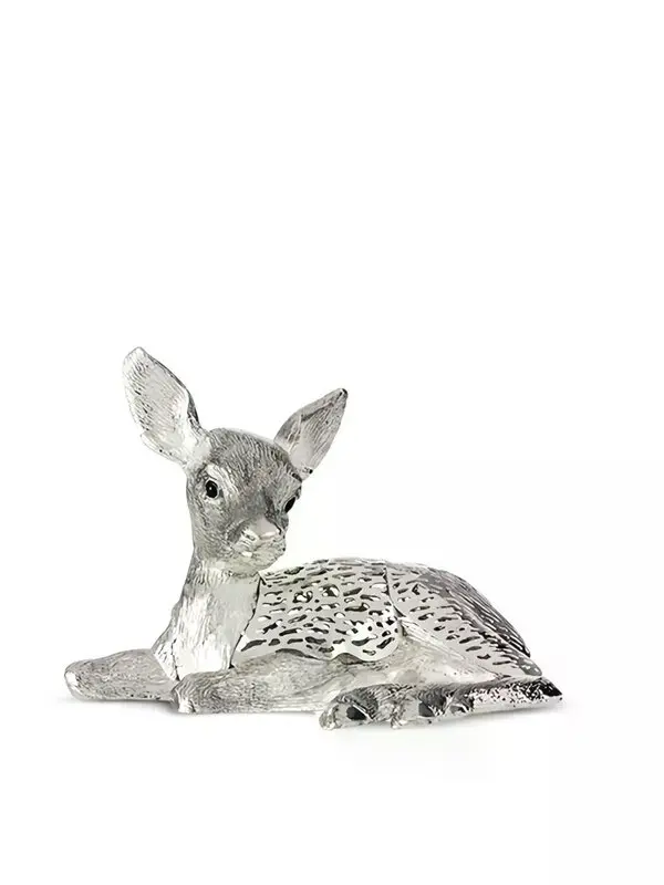 Christofle Lumière D'argent Fawn Figurine