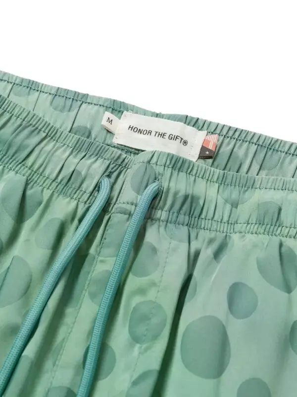 HONOR THE GIFT Jacquard Polka Dot Shorts