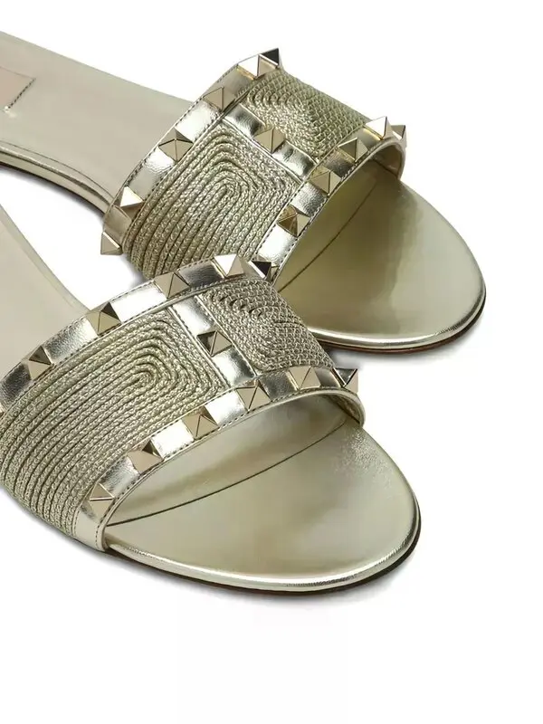 Valentino Garavani Studded Flat Sandals
