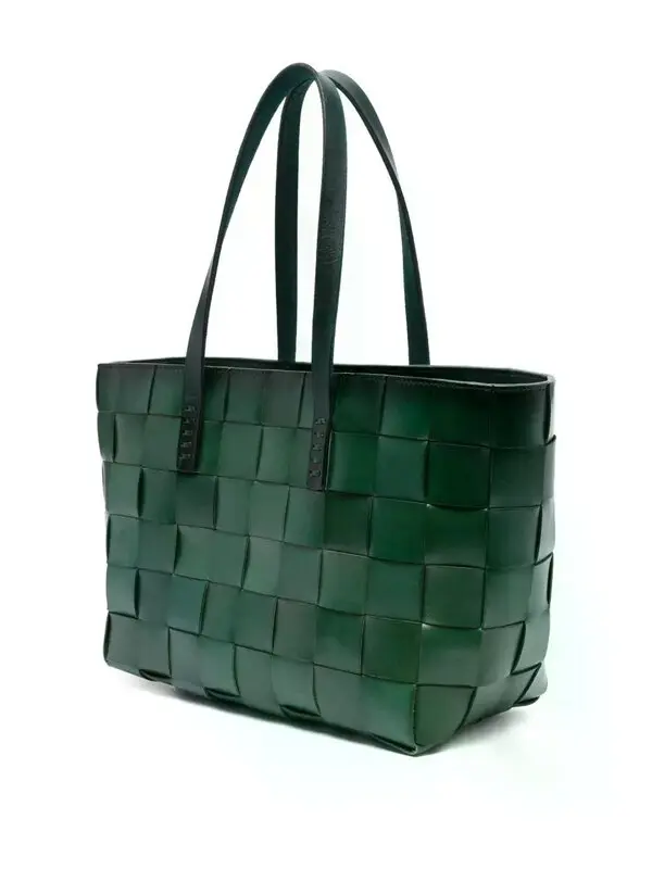 Dragon Diffusion Woven Leather Tote Bag