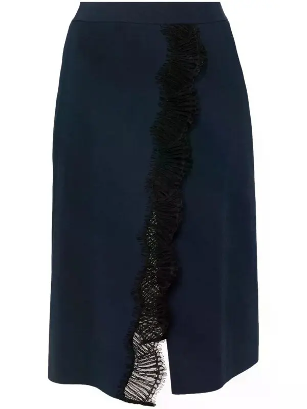 Stella McCartney Lace-insert Midi Skirt