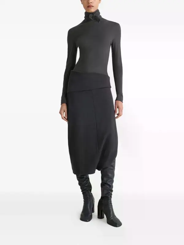 LEMAIRE Long-sleeve Top With Neck-tie Detail