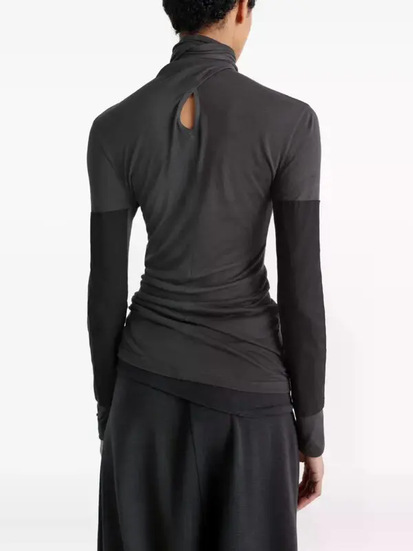 LEMAIRE Long-sleeve Top With Neck-tie Detail