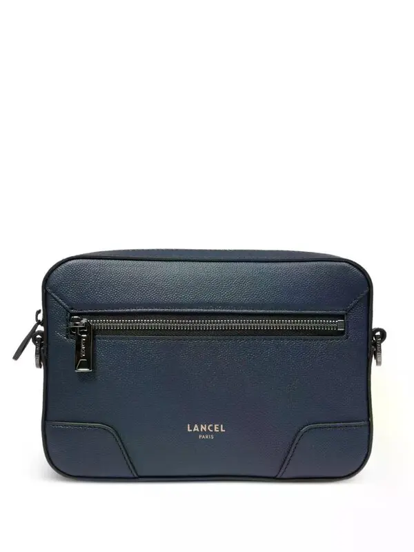 LANCEL Leather Messenger Bag - Blue