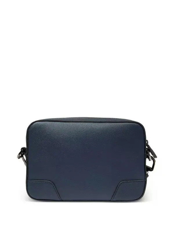 LANCEL Leather Messenger Bag - Blue