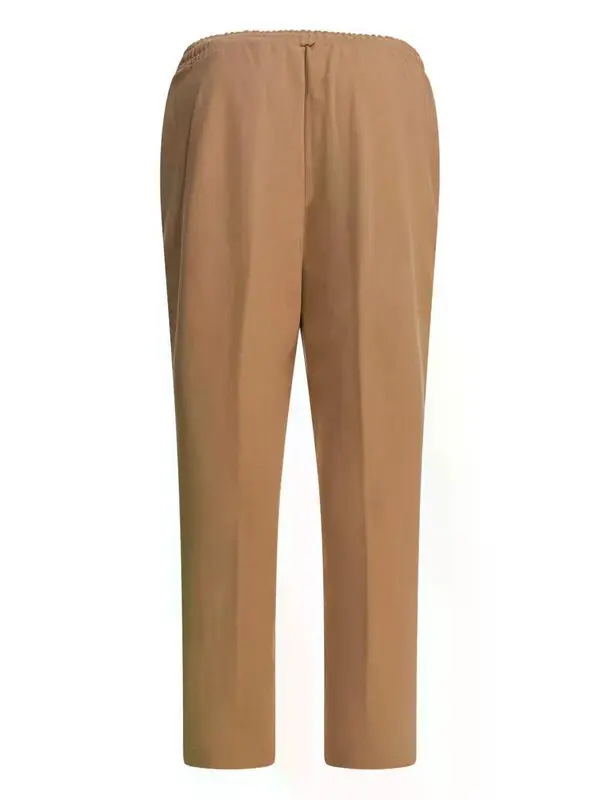 ALTUM Side-stripe Drawstring Trousers - Brown
