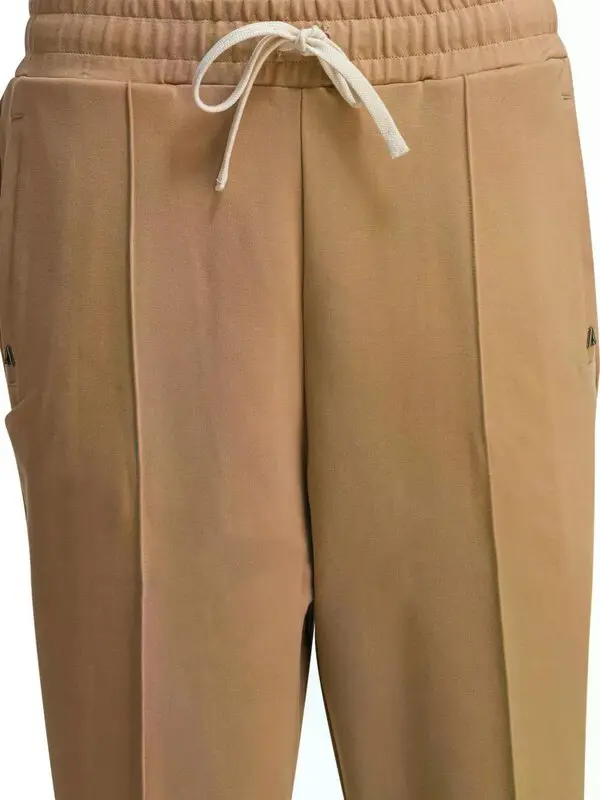 ALTUM Side-stripe Drawstring Trousers - Brown